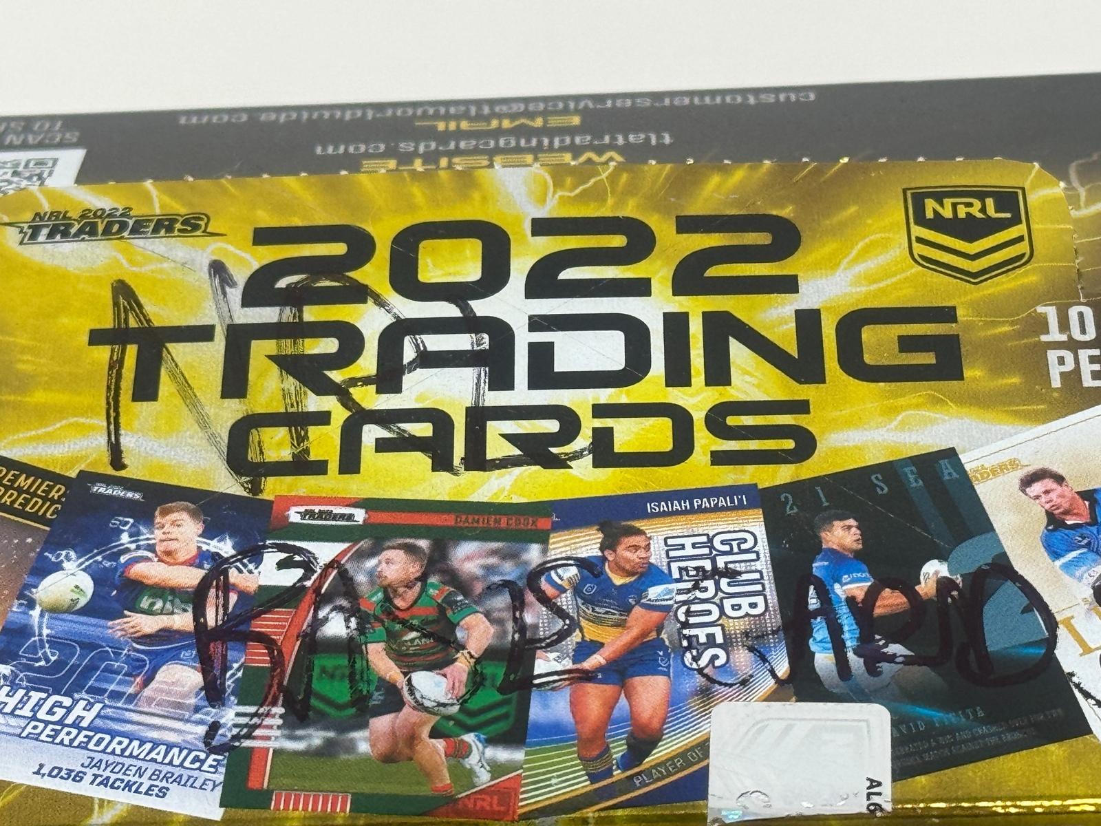 EX-DISPLAY Opened Box 2022 Traders NRL Trading Cards *Unpackaged Base ...