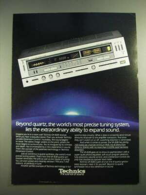 1982 Technics SA-828 Receiver Ad - Most Precise Tuning | eBay