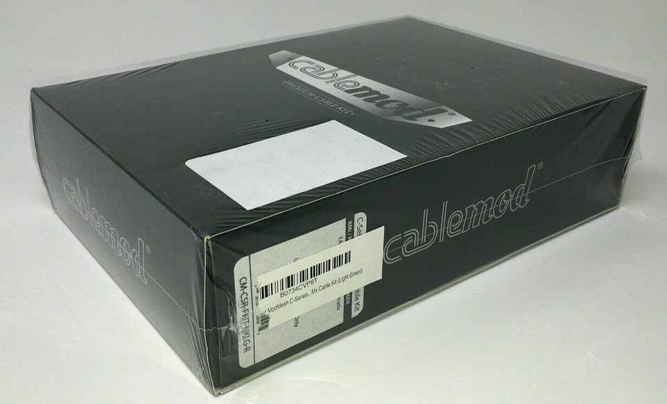 CableMod Premium SE-Series Black / Green Cable Kit, NEW Sealed Box | eBay