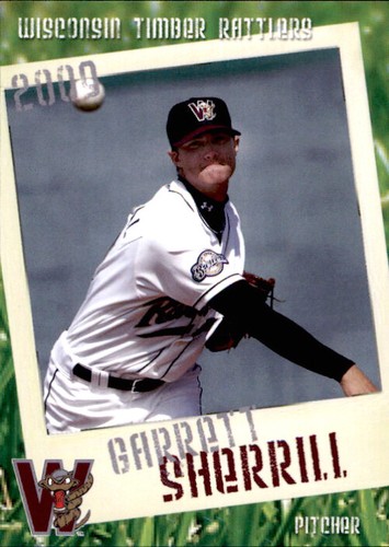 2009 Wisconsin Timber Rattlers Grandstand #26 Garrett Sherrill ...