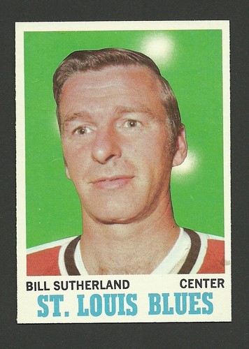 Bill Sutherland St. Louis Blues 1970-71 Topps Hockey Card #83 NM/M | eBay
