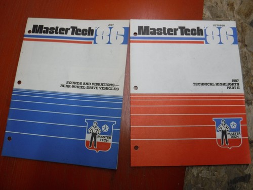 1986 CHRYSLER DODGE MASTER TECH SERVICE CONFERENCE TECHNICIAN TRAINING ...