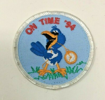 PATCH GSA Girl Scouts On Time '94 1994 Blue Bird Pocket Watch | eBay