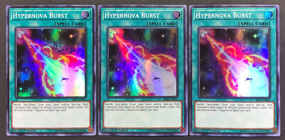 YUGIOH 3x Hypernova Burst - RIRA-EN063 - Super Rare - 1st Ed - LP | eBay