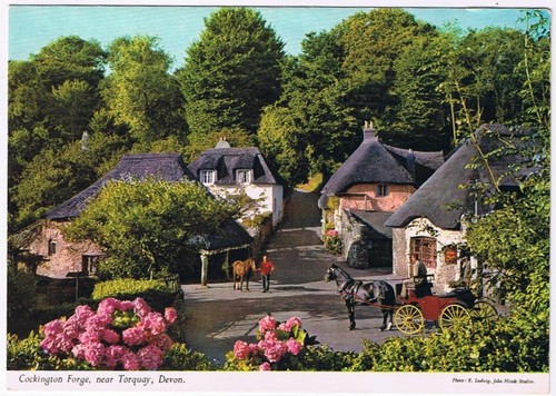 Postcard Cockington Forge Near Torquay Devon UK | eBay