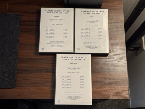 Kenneth Wapnick, Classes on the Text of A Course in Miracles - Volumes ...