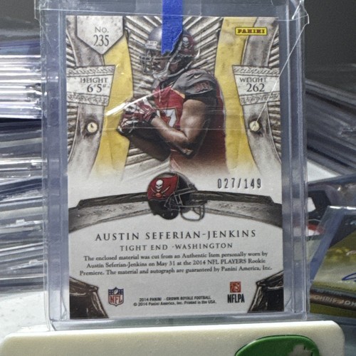 2014 Crown Royale Silhouettes RPS /149 Austin Seferian-Jenkins Rookie ...