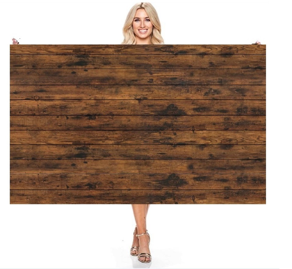 Rustic Wood Backdrop Birthday Banner Party Decoration Photo Background ...