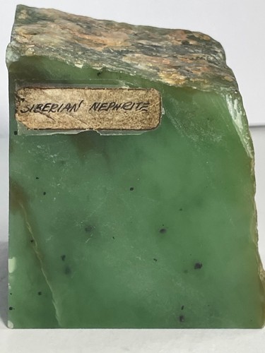 Siberian Apple Green Nephrite Jade Rough, 551g, Specimen or Lapidary ...