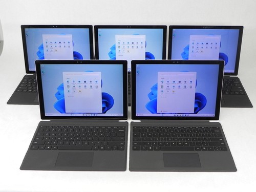 LOT OF 5 - MICROSOFT SURFACE PRO 4 1724 6th Gen. i5 & i7 256GB/512GB ...