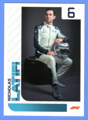 TOPPS Official F1 Sticker Formula 1 2021 #211 Nicholas LATIFI Williams ...