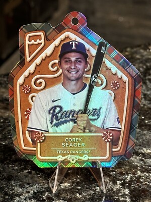 2024 Topps Holiday COREY SEAGER Ornament Box Topper #MLBO-15 Rangers | eBay