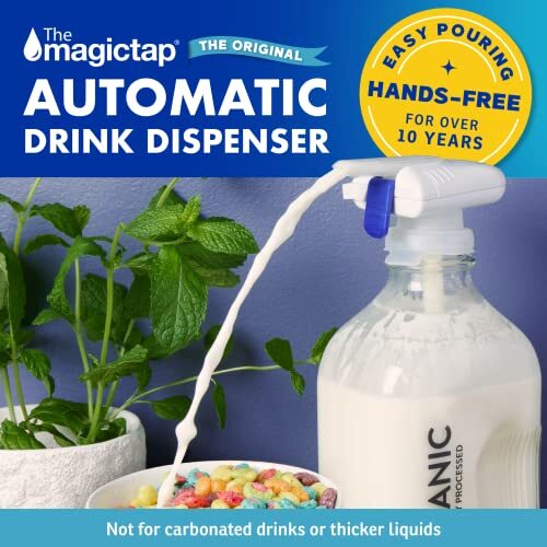 The Magic Tap Automatic Drink Dispenser Hands- Milk Beverage Dispenser ...