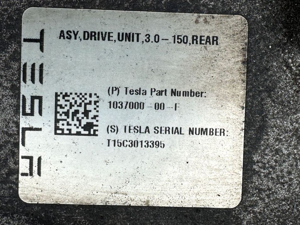 2012-2020 Tesla Model S/X Electric Engine Motor Rear Small Drive Unit ...