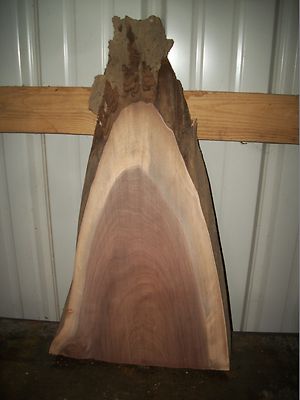 1 PC SMALL RUSTIC WALNUT SLAB AIR DRIED 4 YR LUMBER 1 3/8" 5K CLOCK ...