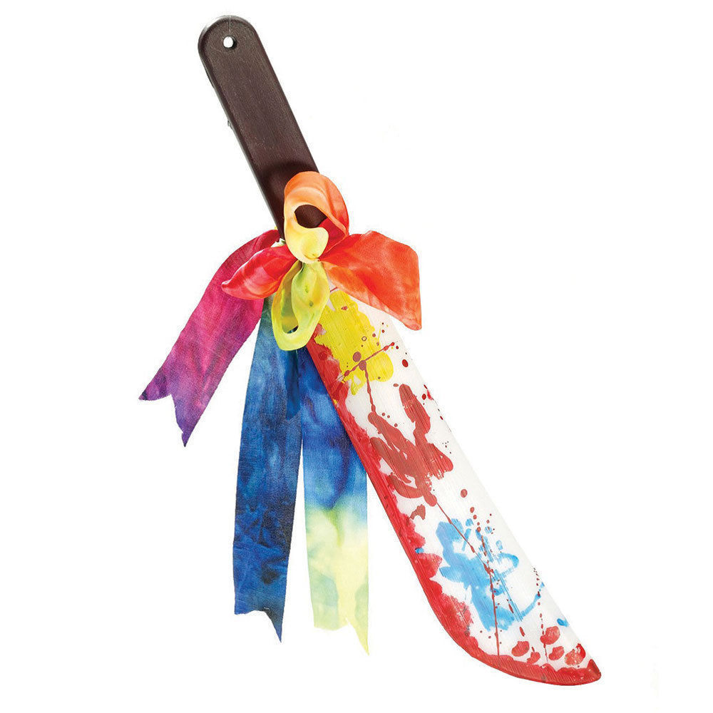 Adult Bloody Clown Weapons Hammer Machete Fancy Dress Decoration Weapon ...