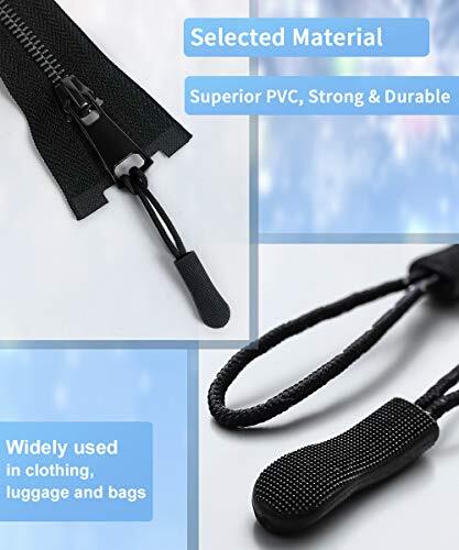 Zipper Pull, Universal Zipper Pull Replacement Kit, Black Zipper Pull ...