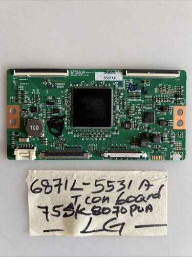 LG OEM T Con Board -Model 75SK8070PUA Part 6871L-5531A | eBay
