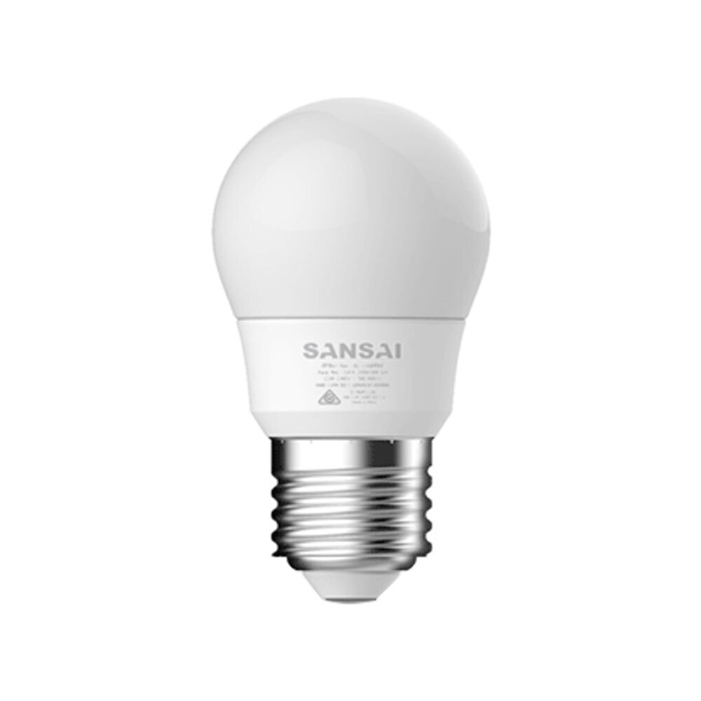 6x Sansai Fancy Round LED Light Bulb G45 5W E27 Cool White 6500K Home ...