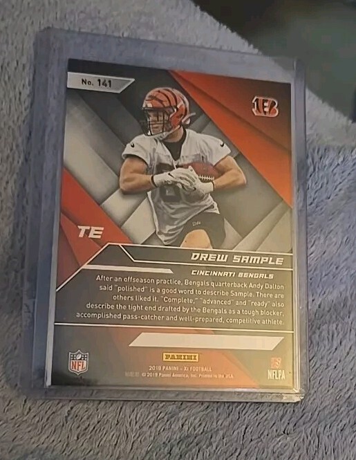 2019 XR Drew Sample rookie parallel 6/10 BENGALS | eBay