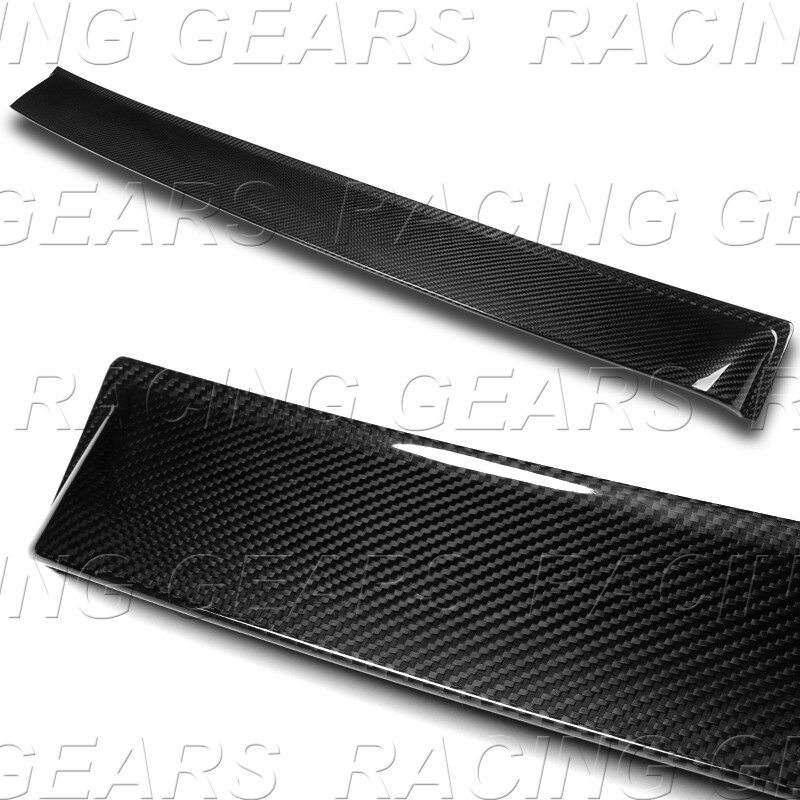 CARBON FIBER REAR WINDOW VISOR SPOILER WING FIT 03-07 INFINITI G35 ...