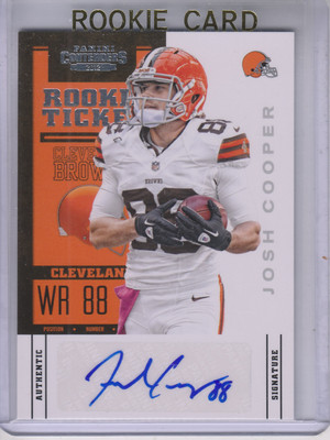 2012 Panini Contenders Football Card #136A Josh Cooper Rookie | eBay