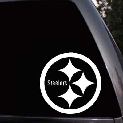 Pittsburgh Steelers Logo Football Car Window Laptop Die Cut Vinyl Decal ...