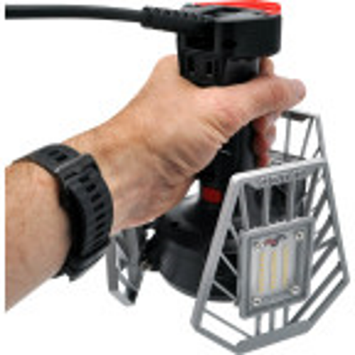 SHOP DROP LIGHT SUPER BRIGHT 5000 LUMENS with 3 aimable panels 110-240 ...