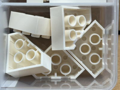 LEGO Parts - White Wedge 3 x 3 Facet - No 30505 - QTY 5 | eBay