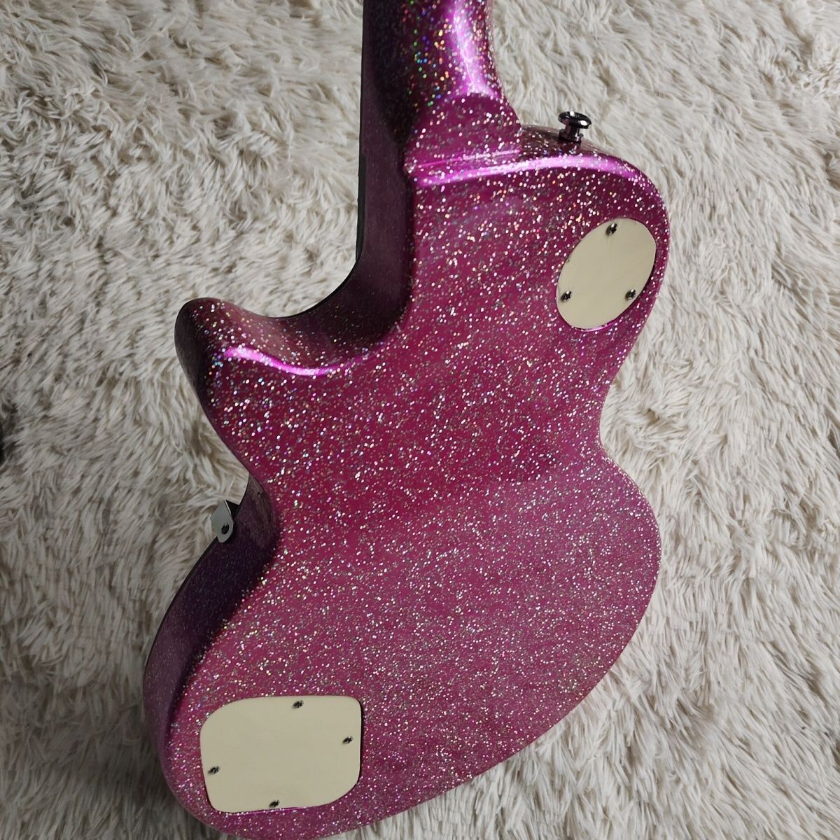 Pink Sparkle Electric Guitar