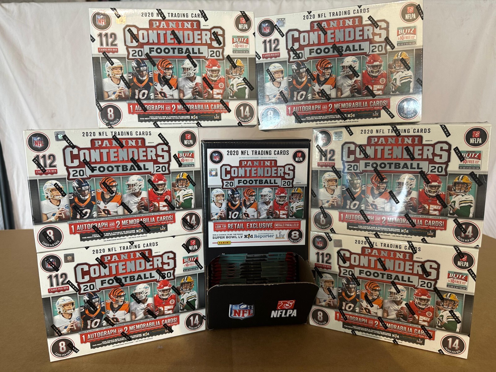 BREAKERS! NFL 2020 Contenders Sealed Packs Lot of 2: Megas & Gravity ...