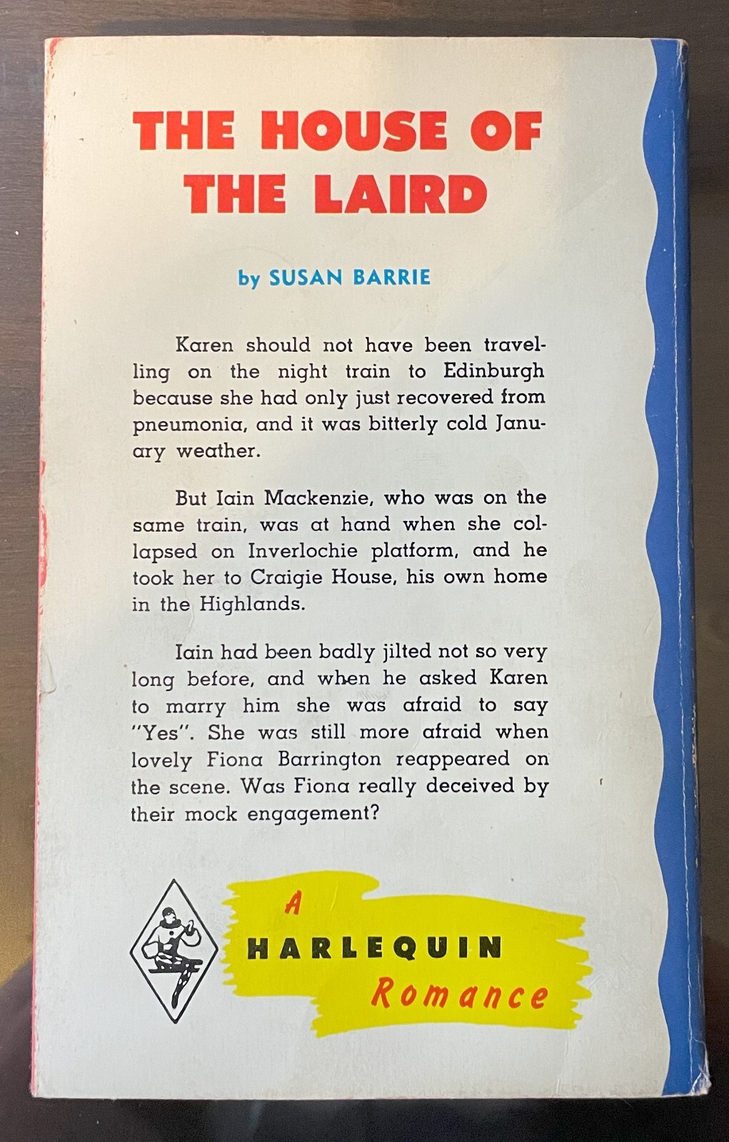 Vintage Harlequin Romance #628, The House Of The Laird by Susan Barrie ...