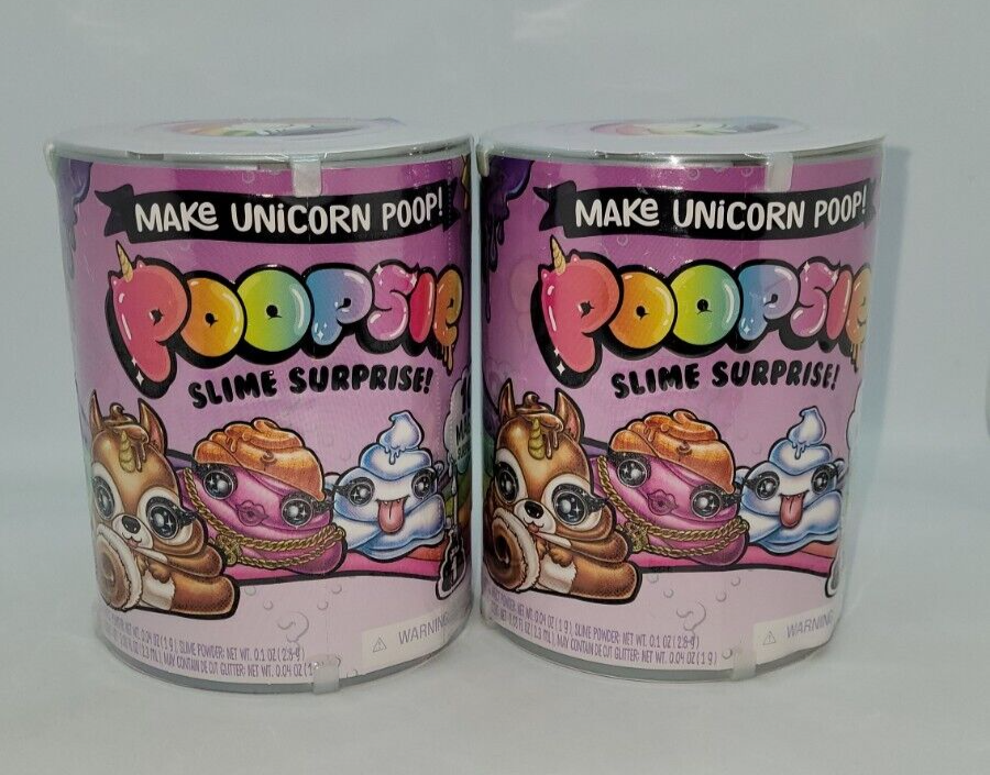 Poopsie Slime Surprise Sealed NIB Unicorn Poop Series 1-2 Toilet Paper ...