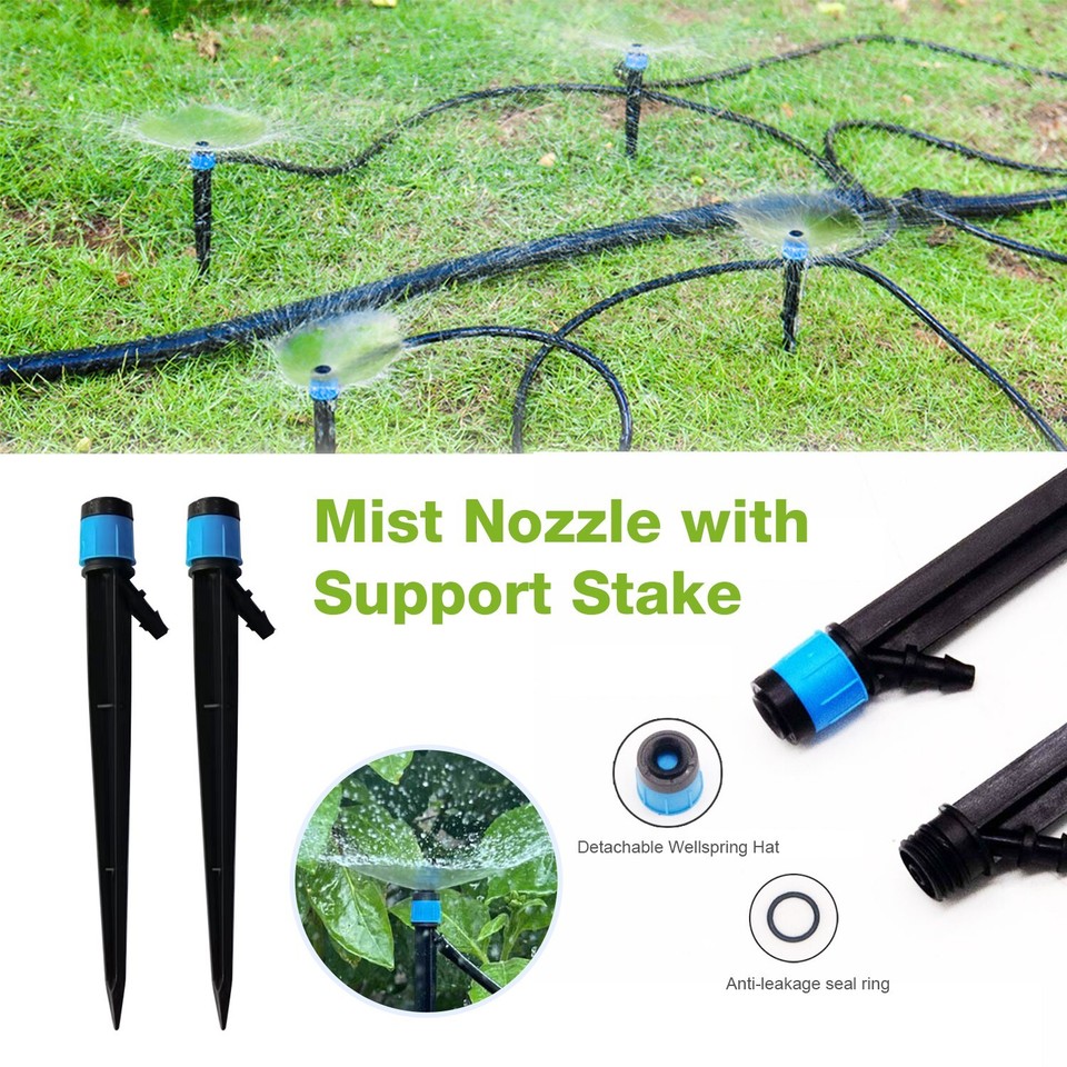 59FT Drip Irrigation System Garden Self Watering Flexible Hose ...