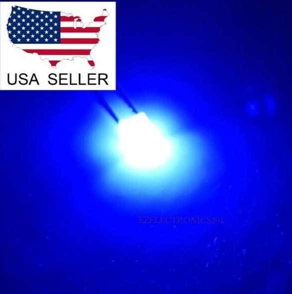 20ct 12V 14V Blue 3mm LED's with built in Resistor, Chevy GM climate ...