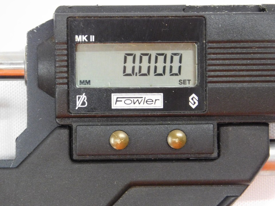 Fowler MKII Digital Indicating Outside Micrometer Snap Gauge 0-1.25" (c ...