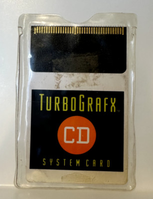 Turbo Grafx 16 CD System Card - US Version CARTRIDGE ONLY TESTED ...