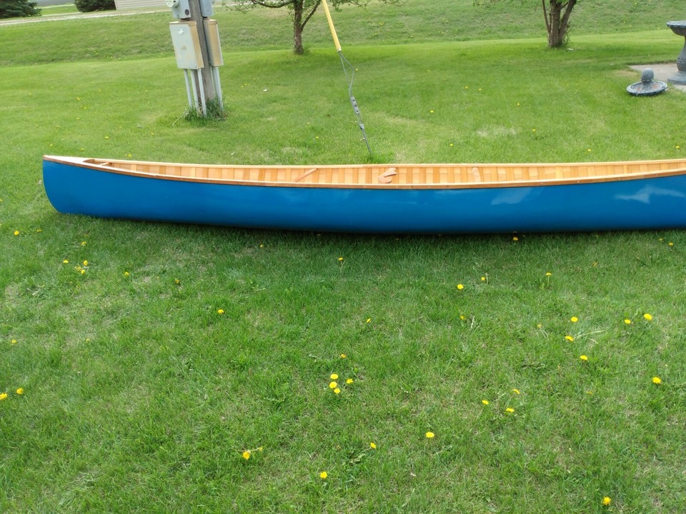 wood canvas canoe 17' new, all traditional construction | eBay