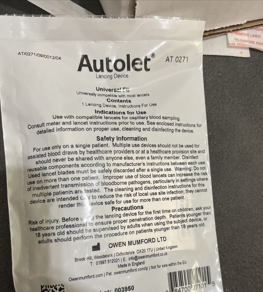 Owen Mumford Autolet Lancing Device '''contour | eBay