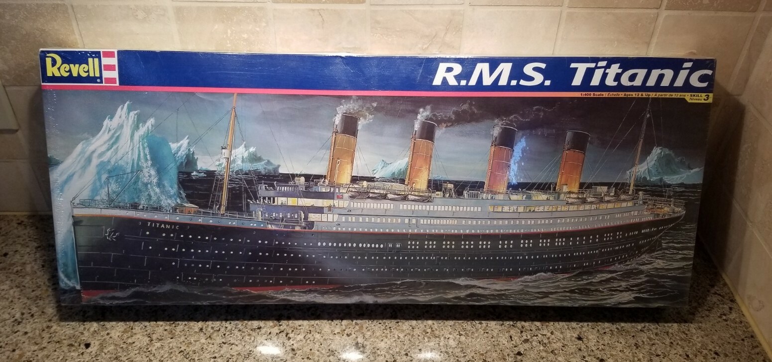 REVELL 1:400 SCALE R.M.S. TITANIC Large Model Kit NIB FACTORY SEALED ...