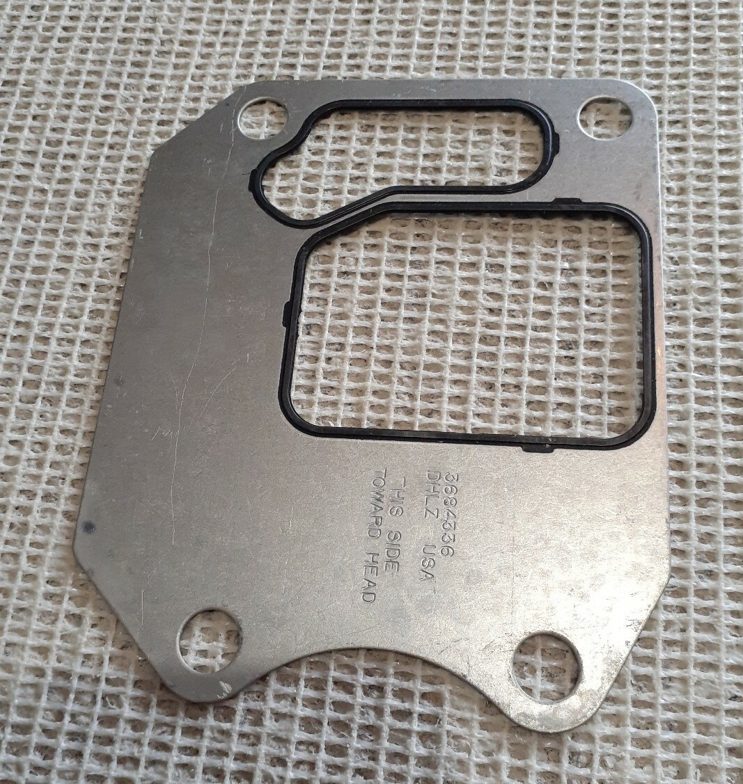 CUMMINS GENUINE PART# 3684336 THERMOSTAT HOUSING GASKET | eBay