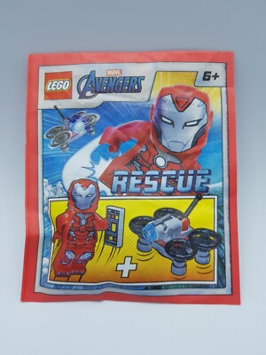 LEGO POLYBAG SH RESCUE WITH DRONE PEPPER POTTS SH665 REF 242217 *NEUF ...