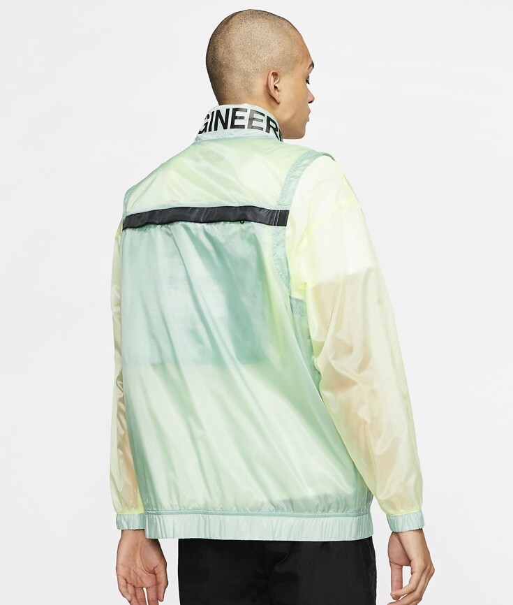 $150 Air Jordan Men 2XL 23 Engineered Jacket Luminous Green/Quartz ...
