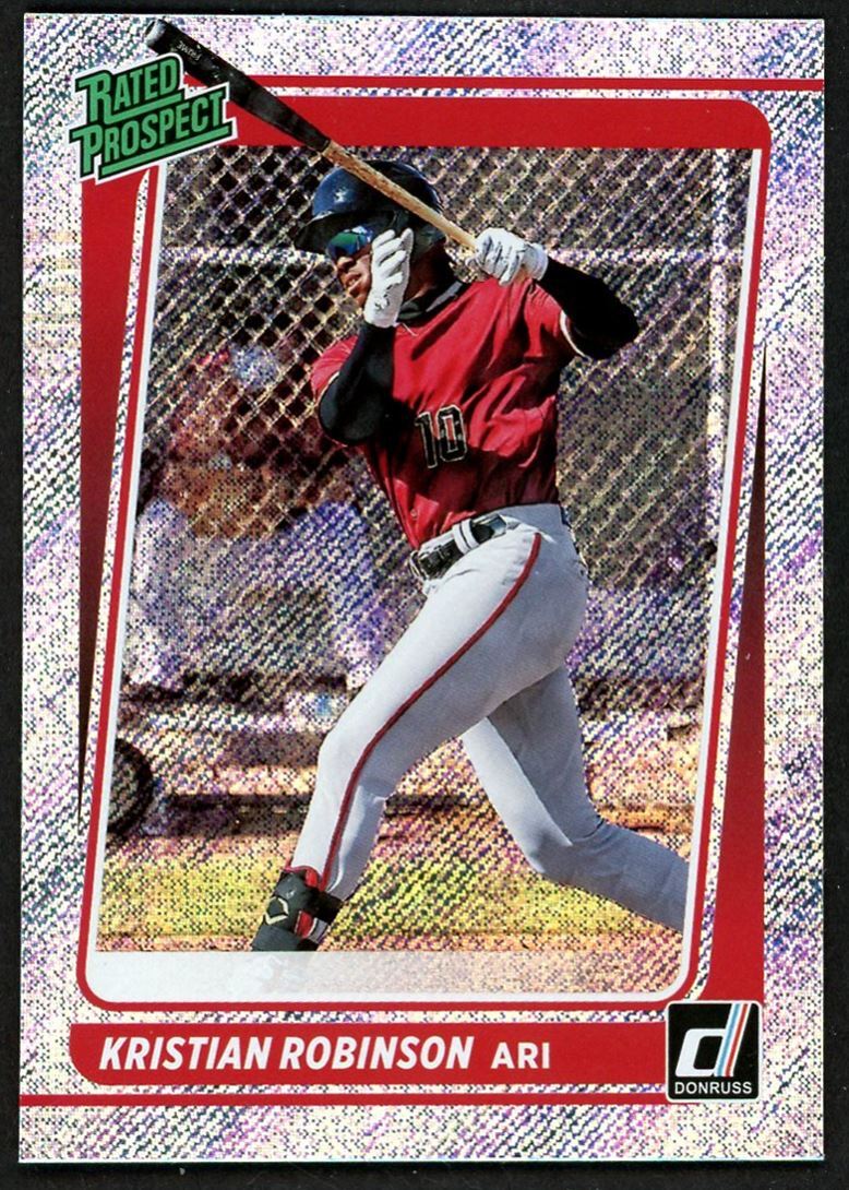 2021 Rated Prospects Diamond Kristian Robinson RC Arizona Diamondbacks ...