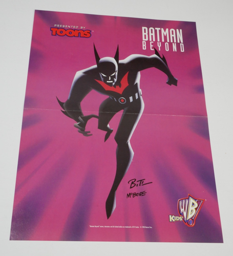 BATMAN Beyond Poster 1998 Wizard Toons Magazine WB Kids 10" x 13 ...