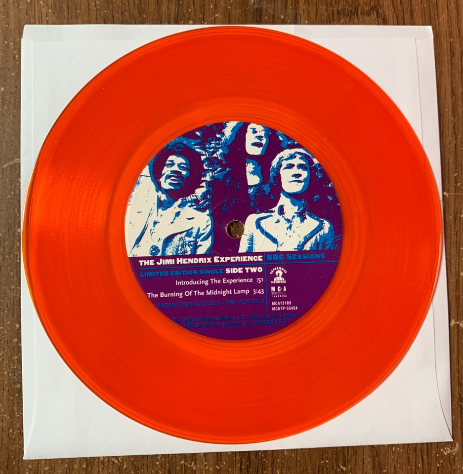 Jimi Hendrix The Jimi Hendrix Experience 45 RPM Records Each Sold ...