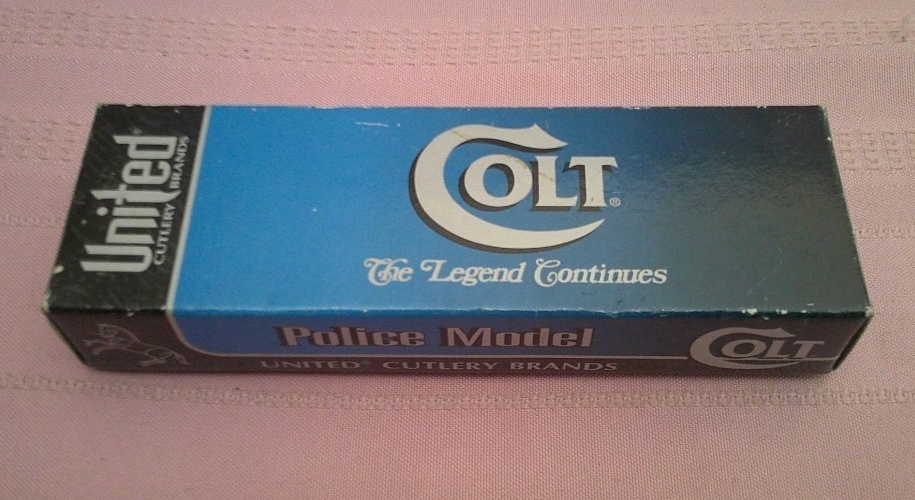 NIB RARE COLT Kit Rae Design Police Positive Black Serrated Pocket ...