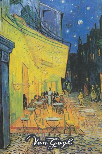 Cafe Terrace at Night Van Gogh Note Book: Hardcover Journal Notebook ...