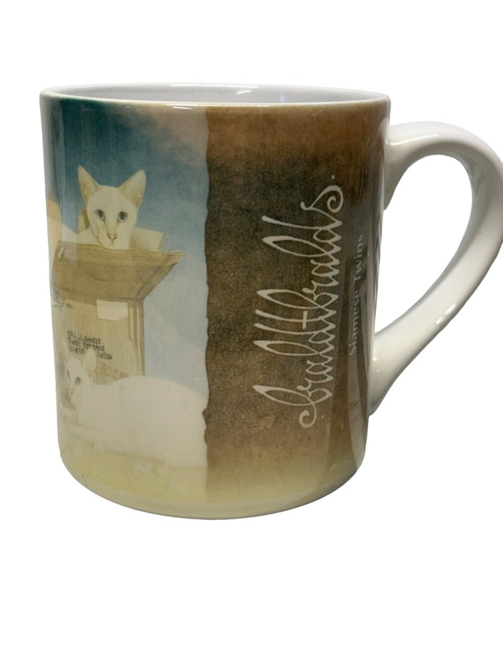 Siamese Cats Coffee Tea Mug Braldtbralds Siamese Twins Thailand | eBay