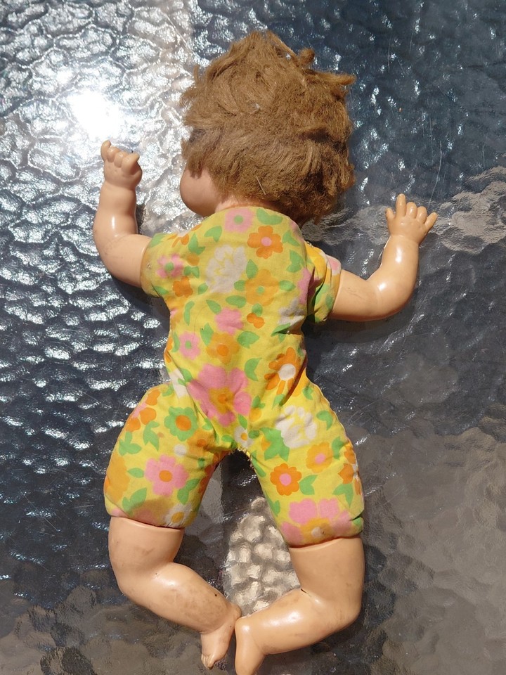 9 Vintage Doll Lot Chatty Cathy Mattel, Horsman Plastic Rubber Baby ...